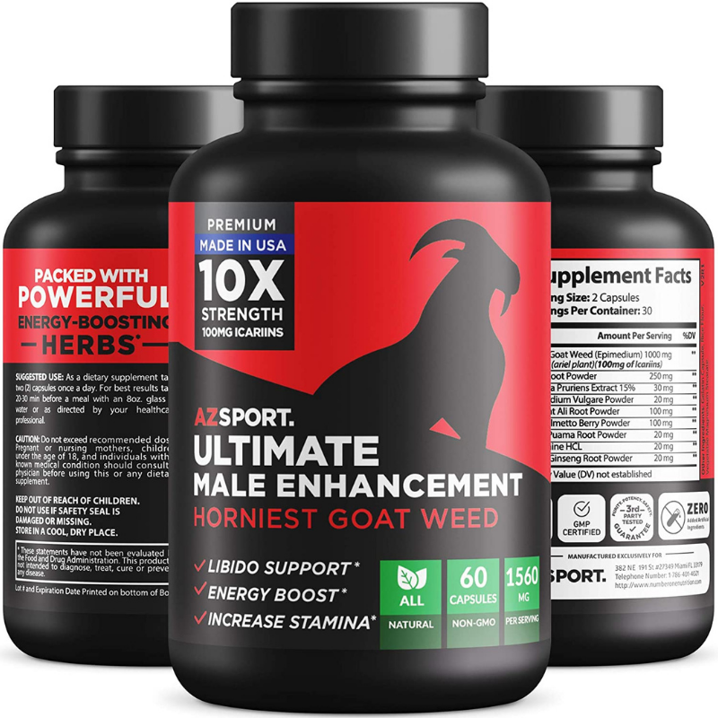 AZS Premium ultimate Male Enhancing Pills [10X Strength] - Increase ...