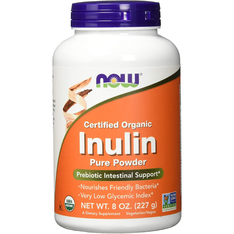 Now Foods Certified Inulin (Pure Powder, 227g) - Evita