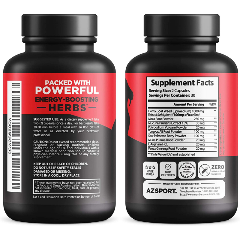 AZS Premium ultimate Male Enhancing Pills [10X Strength] - Increase ...