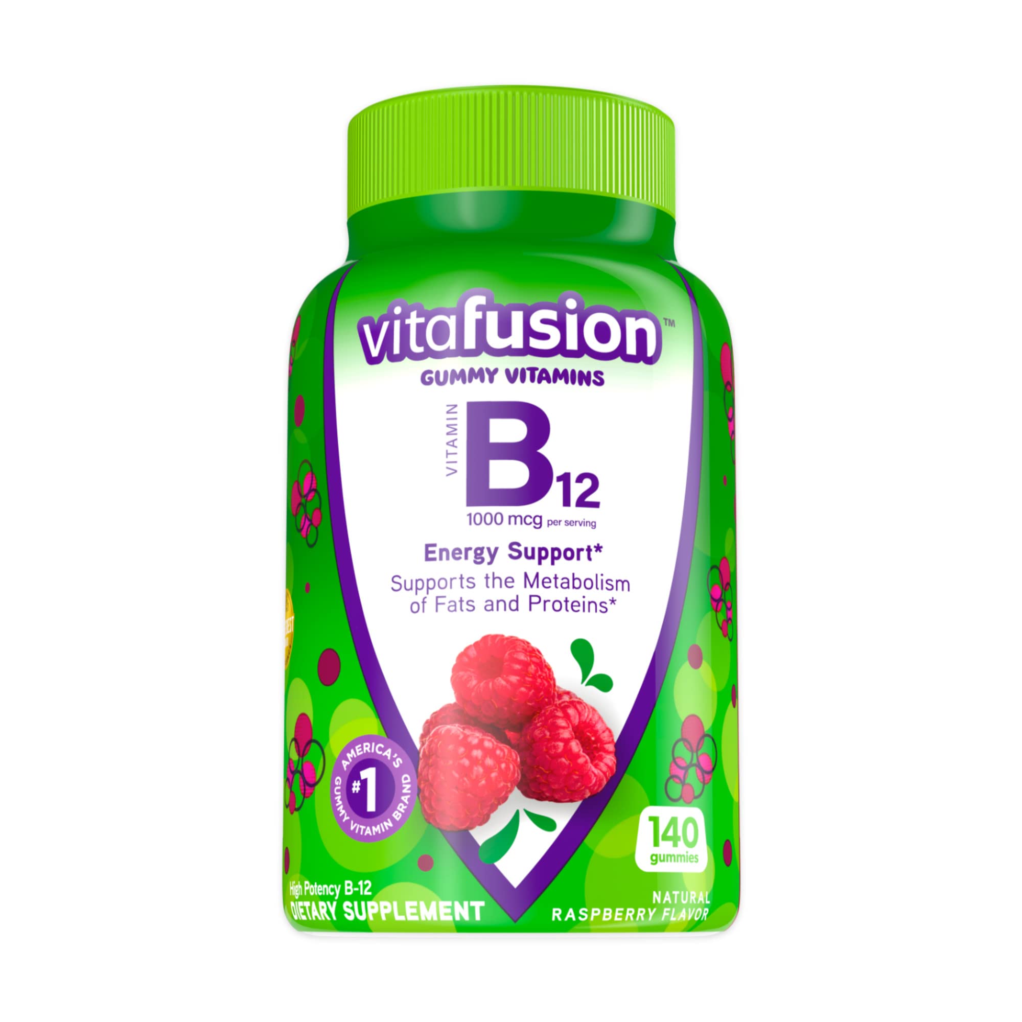 Vitafusion Vitamin B-12 1000 mcg Gummy Supplement, 140ct - Evita