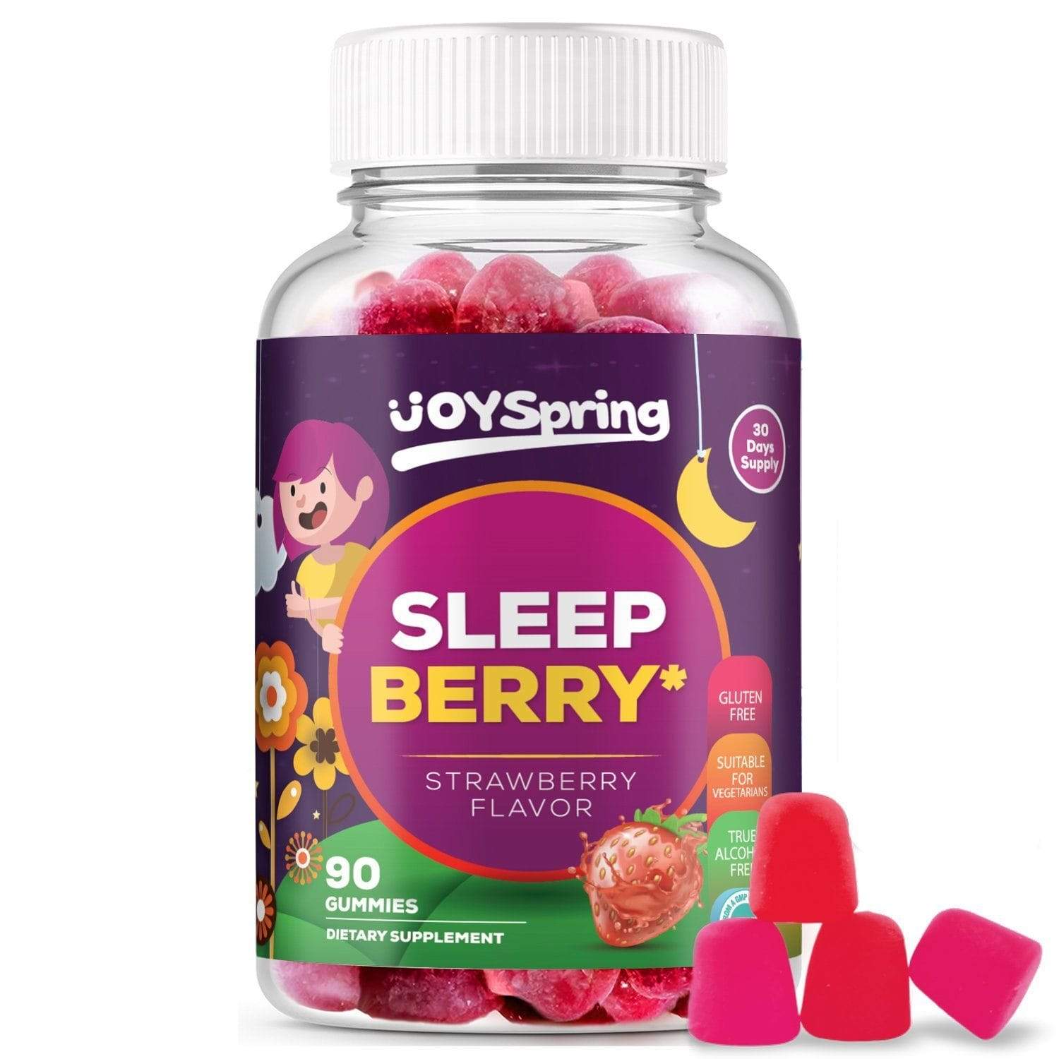 Joy spring SleepBerry Melatonin 90 Gummies - Evita